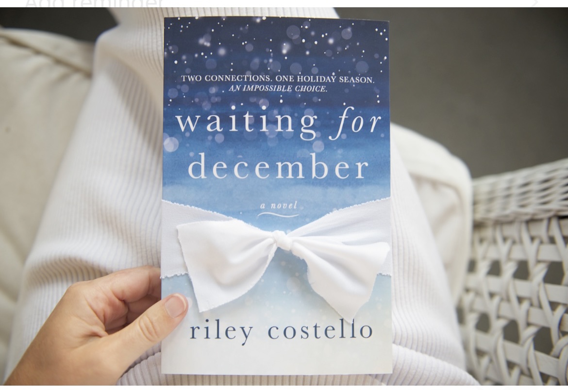 Waiting for December: My New Novel is Out Today! - Sincerely, Riley